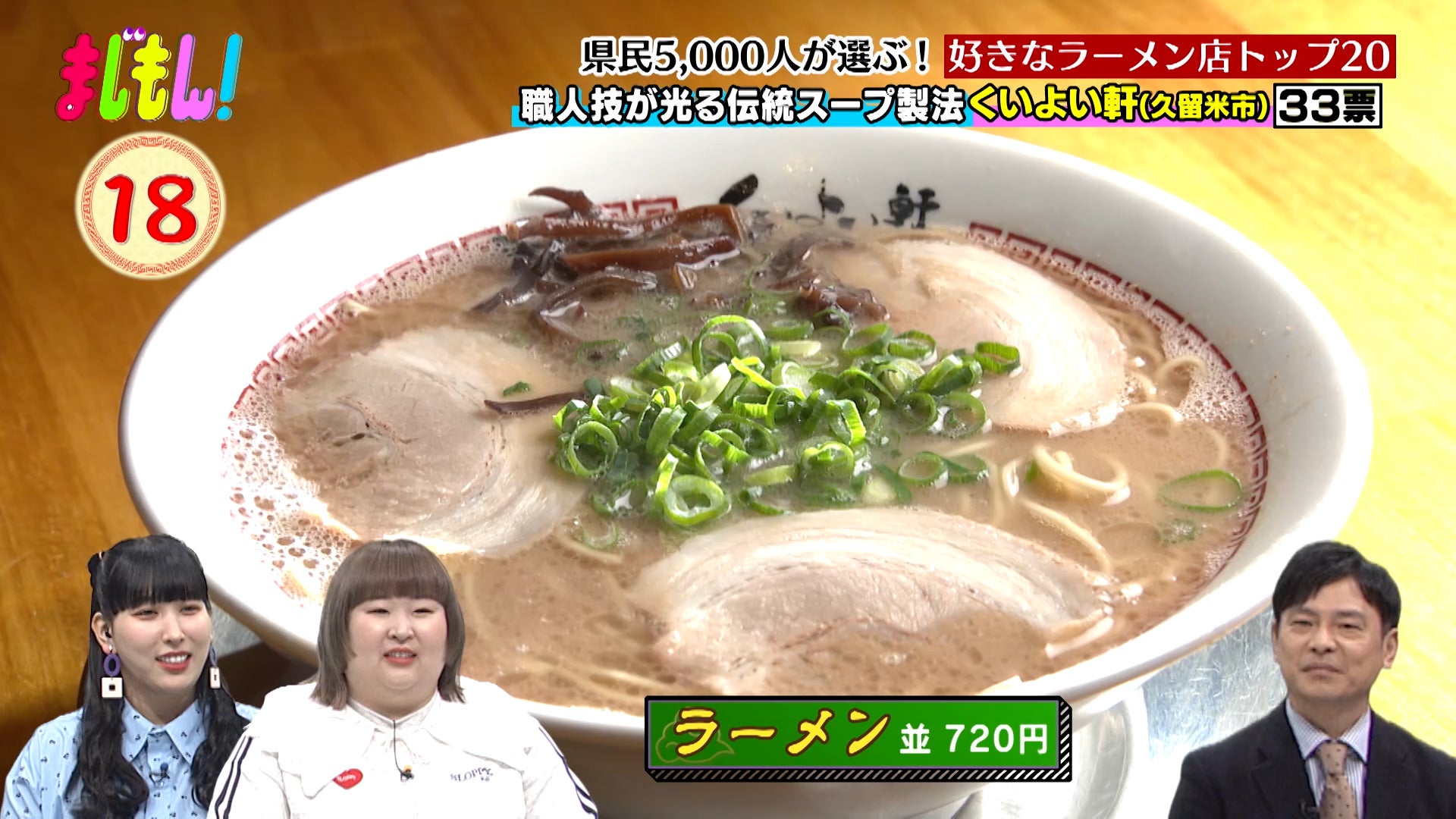 福岡県民5000人が選ぶ！ 人気ラーメンTOP20 - RKB毎日放送