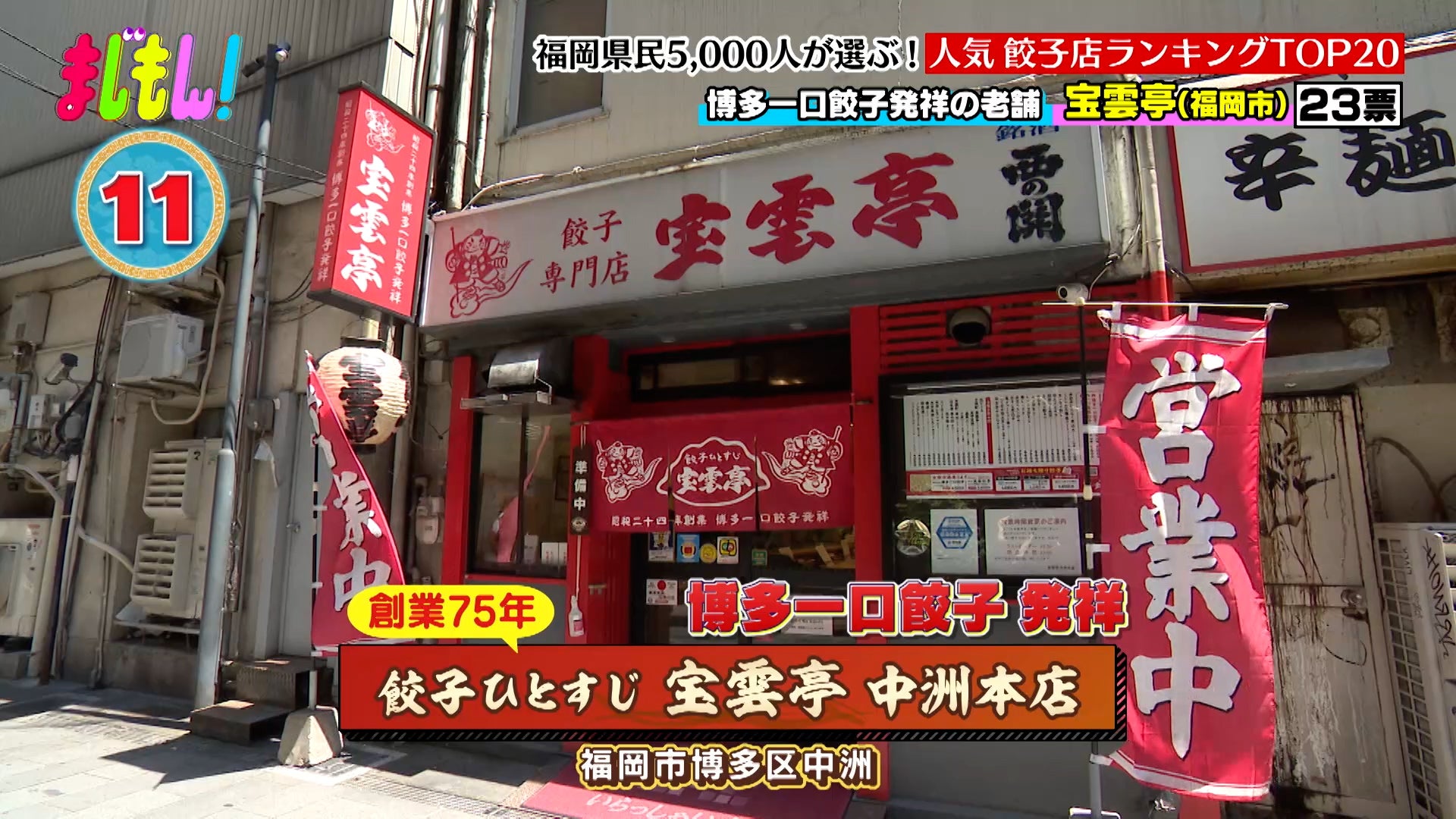 福岡県民5,000人が選ぶ！ 本当にウマイ餃子店ランキングTOP20 - RKB毎日放送