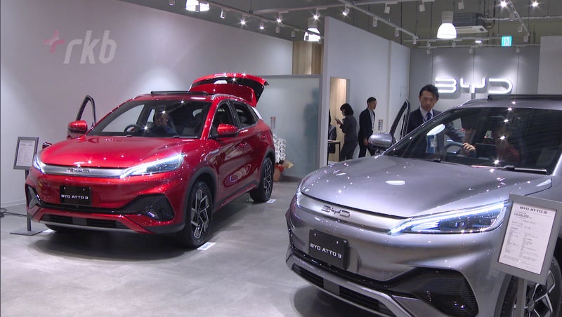 “販売台数世界1位”中国EVメーカーが九州初進出 - RKB毎日放送