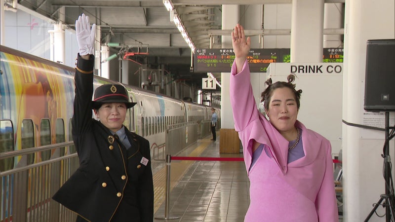 JR九州がディズニーとコラボ キャラクターデザインの九州新幹線を期間限定で運行 - RKB毎日放送