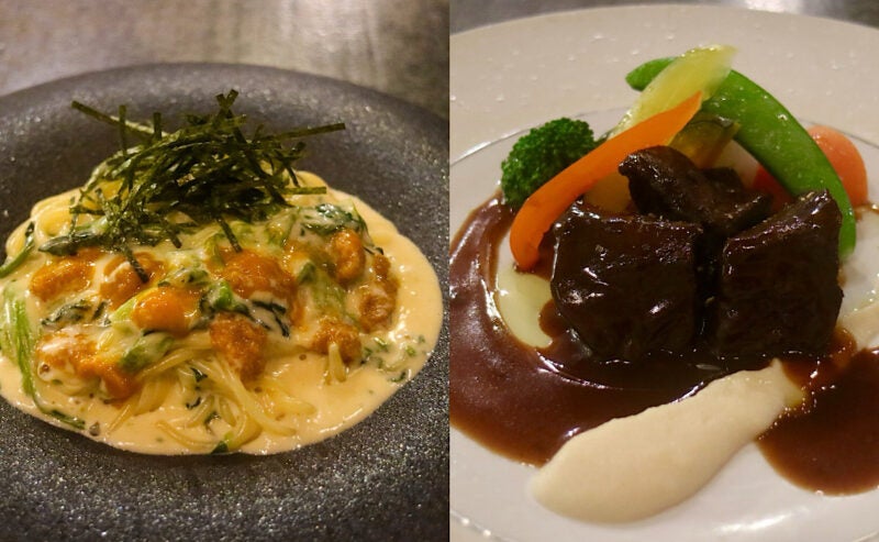 名物ウニパスタと牛タン煮込みを楽しむ、赤坂ランチ - RKB毎日放送